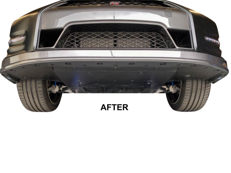 Nissan GT-R Front Bumper Skid Plates I Lifetime Warranty
